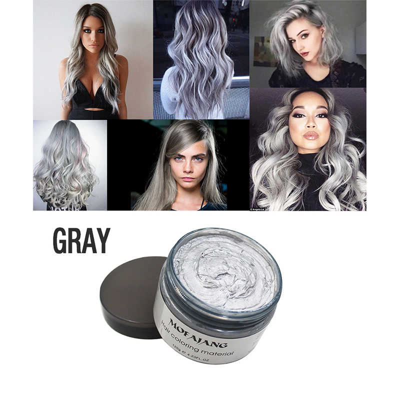 Finalize the design color wax one-time dyed hair cream hair wax color ...