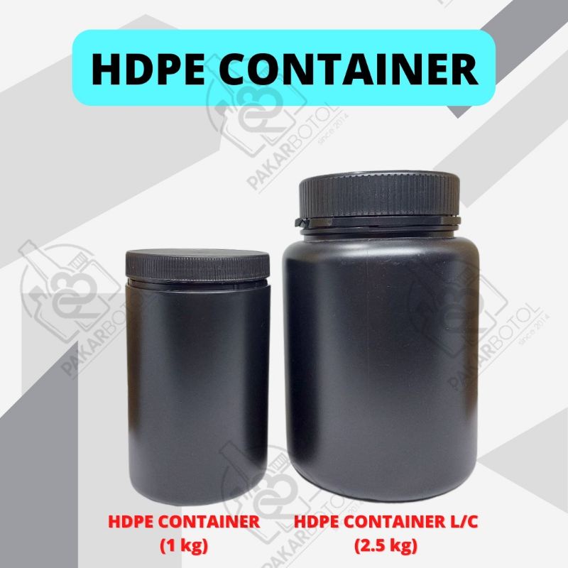HDPE Container Black | Shopee Malaysia