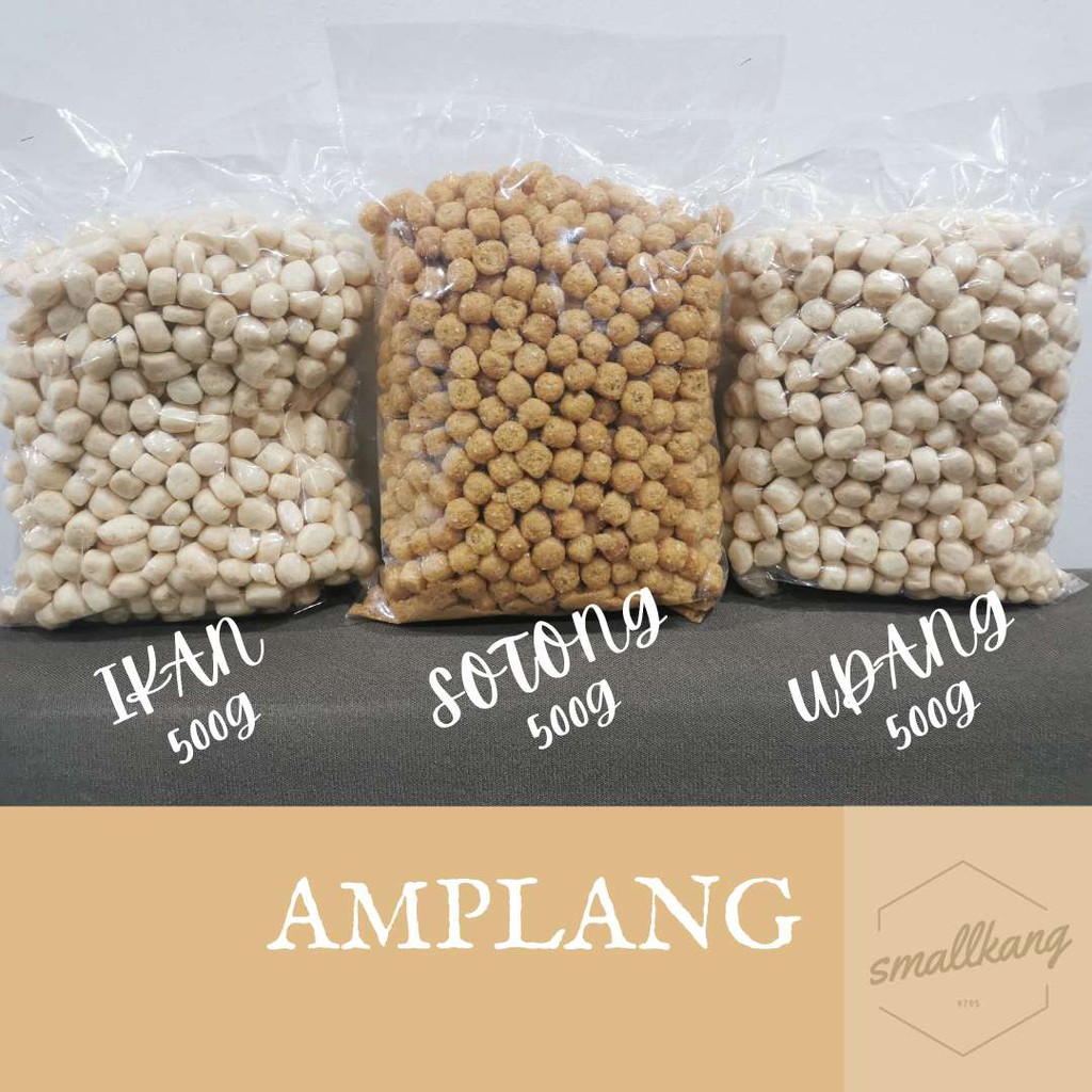 ( READY STOCK ) 500G Keropok Amplang SABAH ( IKAN UDANG SOTONG ) 100% ...