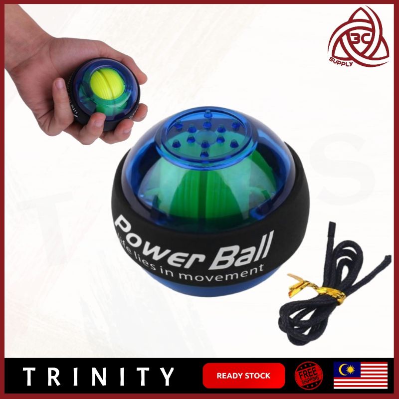 Palm Wrist Arm Training Power Ball Gyroscope Strengthener Portable ...
