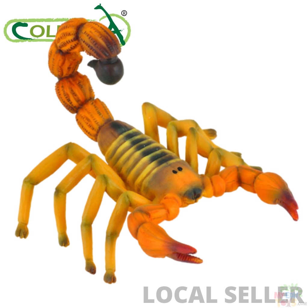 Yellow Fat-Tailed Scorpion - Collecta 88349 Insects Animal Action ...