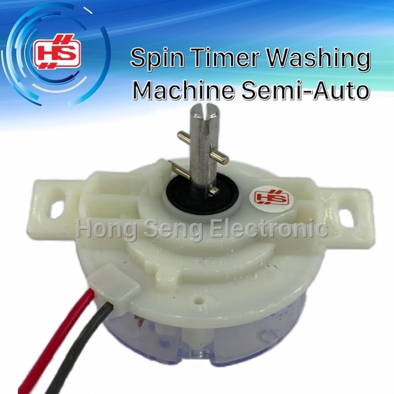 Spin Timer Washing Machine Semi-Auto 2 Wires Ear 25° Pin 180° | Shopee ...