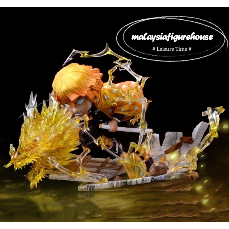 🔥READY STOCK🔥DEMON SLAYER G5 AGATSUMA ZENITSU GK MINI COPY RESIN FIGURE ...