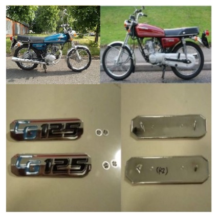 HONDA CG125 SIDE COVER EMBLEM ASSY LOGO LAMBANG TULISAN 3D COVER TEPI ...