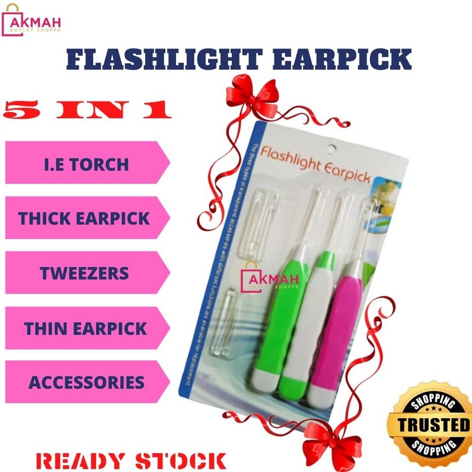 Light Earpick Beauty 3 IN 1/ Pengorek telinga berlampu | Shopee Malaysia