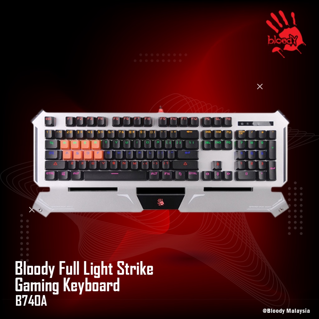Bloody Light Strike Infrared Switch Mechanical Keyboard B740A | Shopee ...
