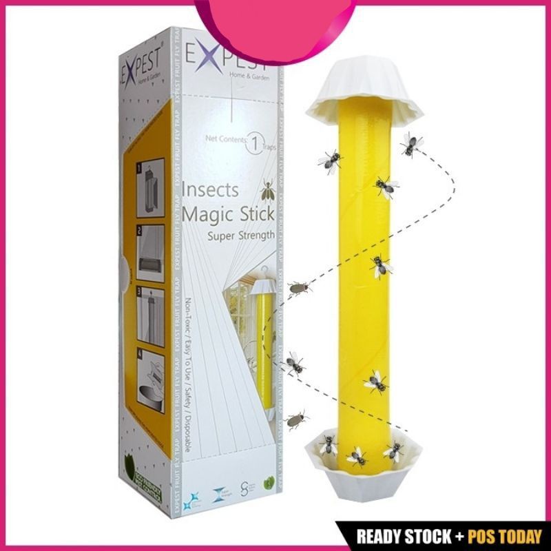 PERANGKAP LALAT LIPAS SEMUT BINATANG KECIL/EXPEST INSECT MAGIC STICK ...