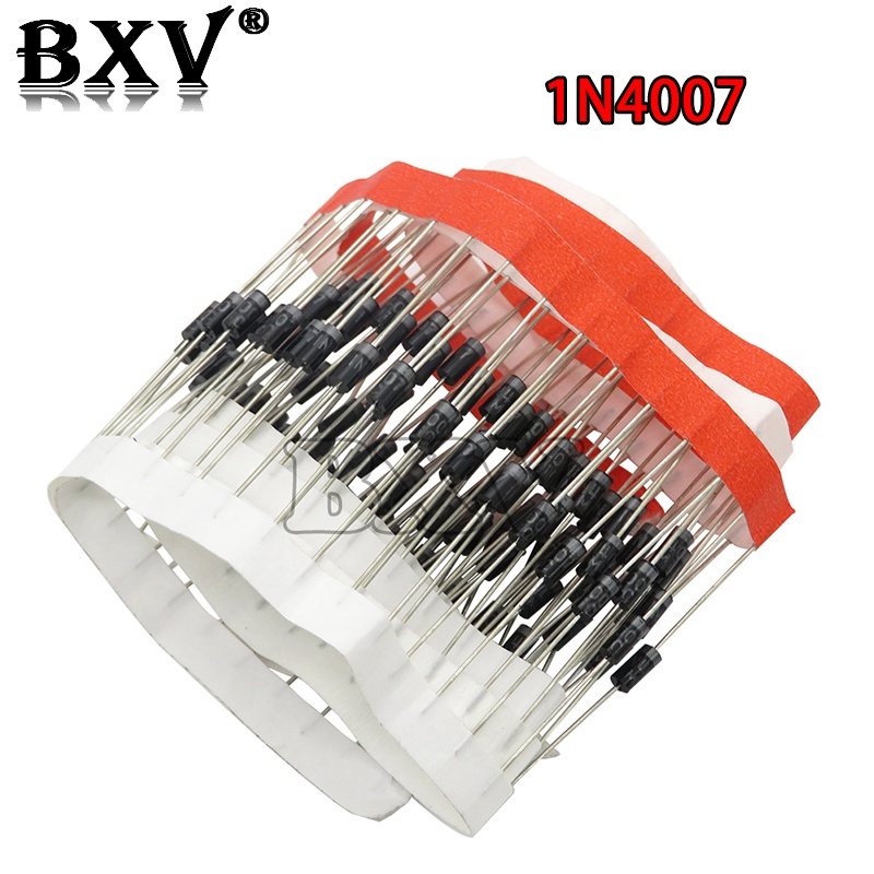 100PCS/LOT New 1N4007 4007 1A 1000V DO-41 High Quality Rectifier Diode IN4007 1n4007 | Shopee ...