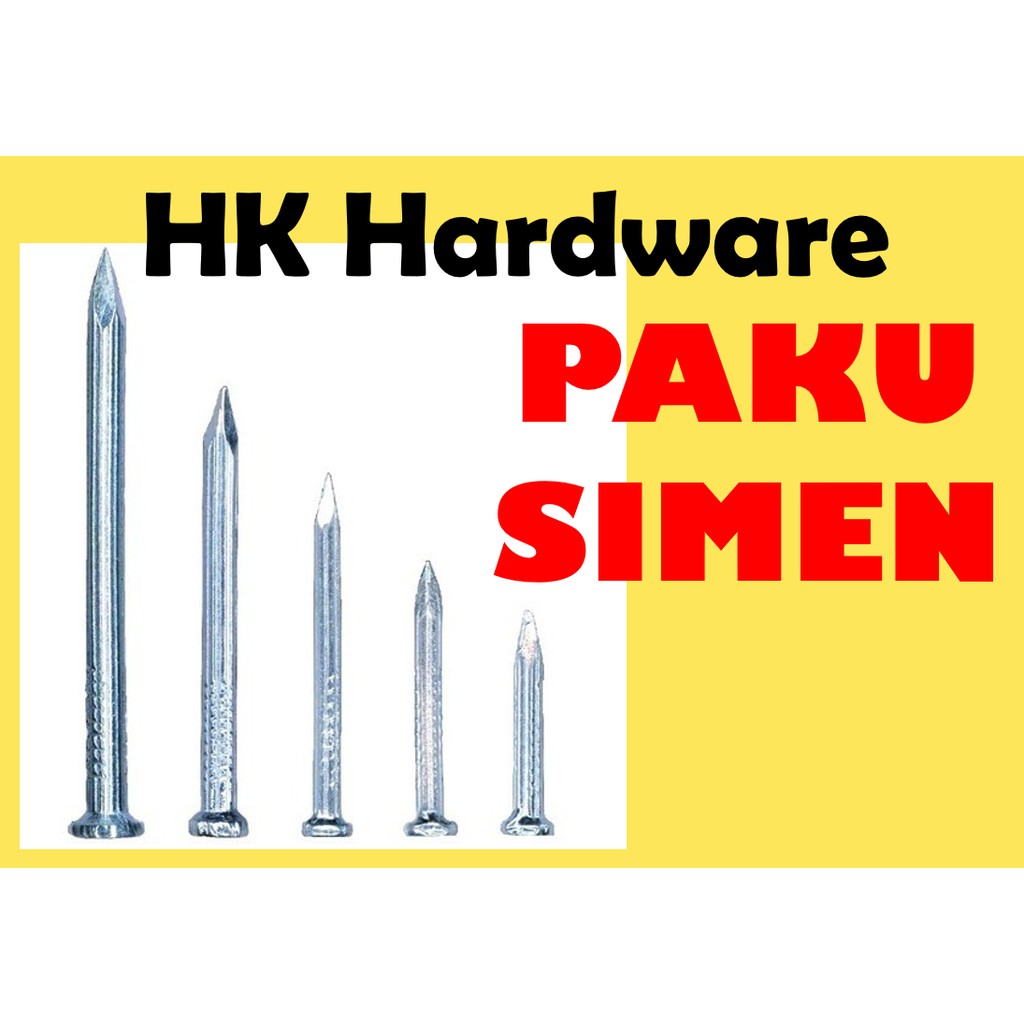 PAKU SIMEN / CONCRETE CEMENT NAILS / PAKU KONKRIT / PAKU SIMEN / PAKU ...