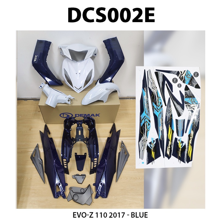 Demak Evo-Z 110 Cover Set (Sticker Design 2017) | Shopee Malaysia
