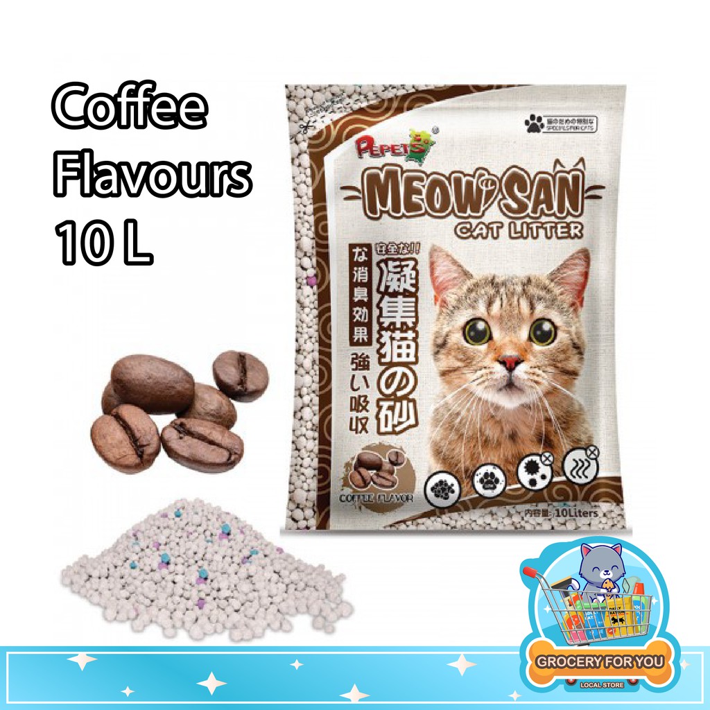 Pepets Meow San Cats Sand Clumping Cat Litter - 10 Liters / Pasir ...