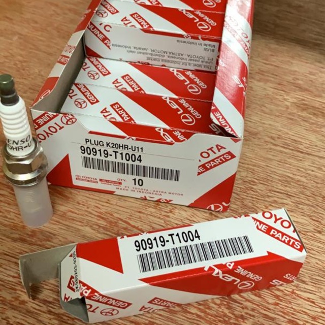 TOYOTA ORIGINAL DENSO SPARK PLUG 90919-T1004(INNOVA TGN40 TGN51 ...