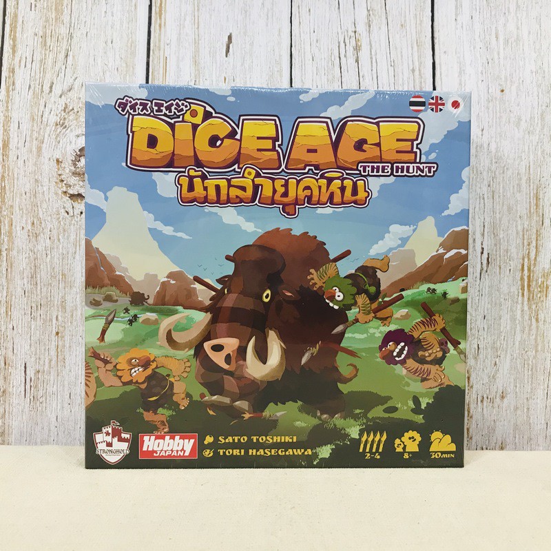 Stone Age Hunter Dice Age: The Hunt Board Game | Shopee Malaysia