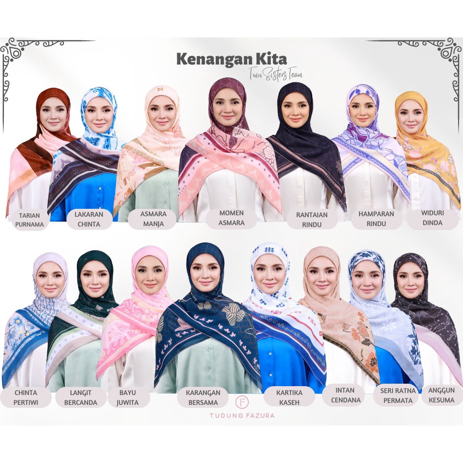 ORIGINAL TUDUNG FAZURA KOLEKSI KENANGAN KITA MERDEKA MURAH LELONG | Shopee Malaysia