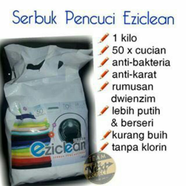 🎉🎈🎈HARGA JIMAT SERBUK PENCUCI EZICLEAN🎈🎈🎉 | Shopee Malaysia