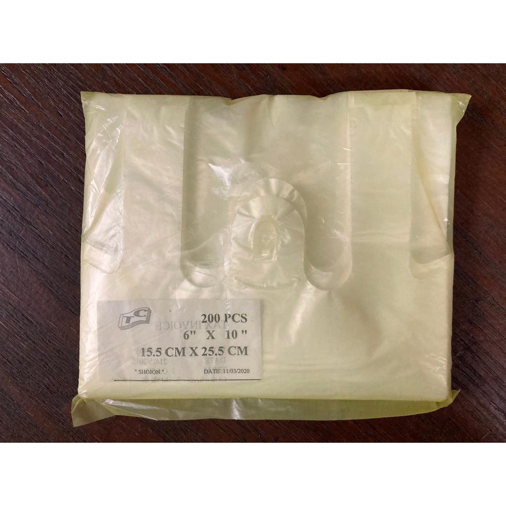 Small Singlet Bag [ 200pcs ± ] 5x9 / 5x10 / 6x10 - Disposable Plastic ...