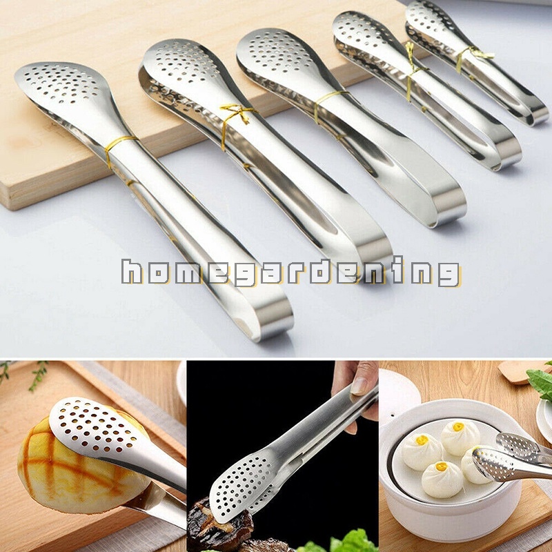 Barbecue Cooking Salad Serving Food Clip Buffet Clamp Stainless Steel ...