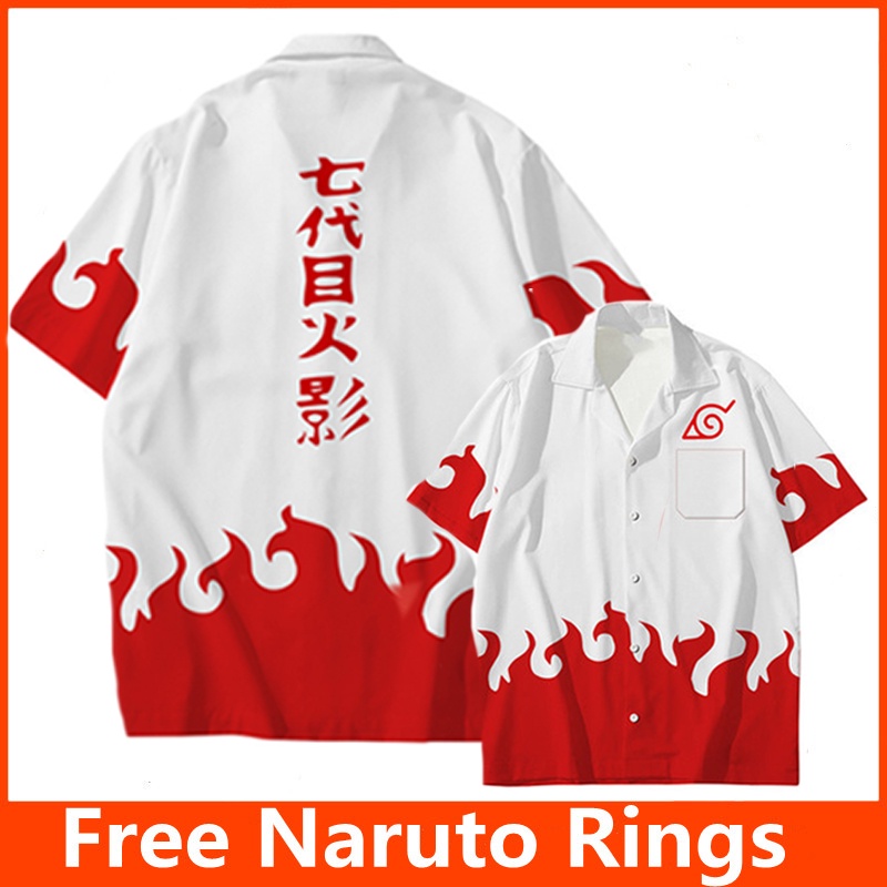 Naruto Shirt Anime Cosplay 3D Printed Outwear Unisex Namikaze Minato ...