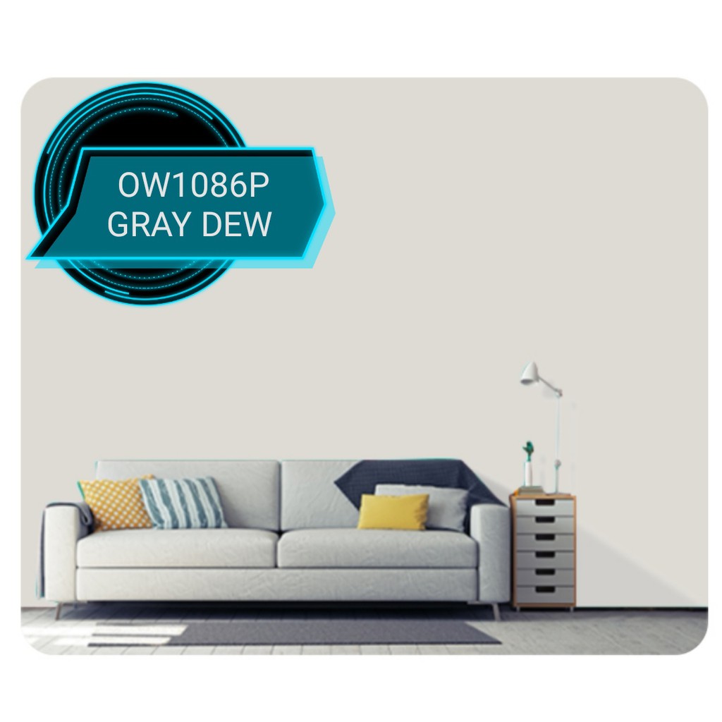 NIPPON Exterior paint Q-Shield 5 Liter - OW1086P GRAY DEW | Shopee Malaysia