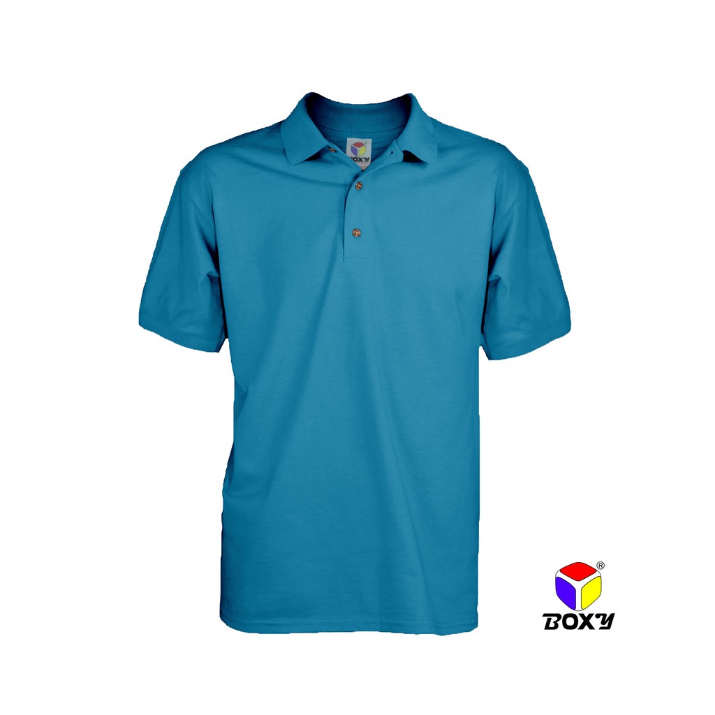Boxy Baju Microfiber Unisex Berkolar Dri Fit Lengan Pendek | Microfiber ...