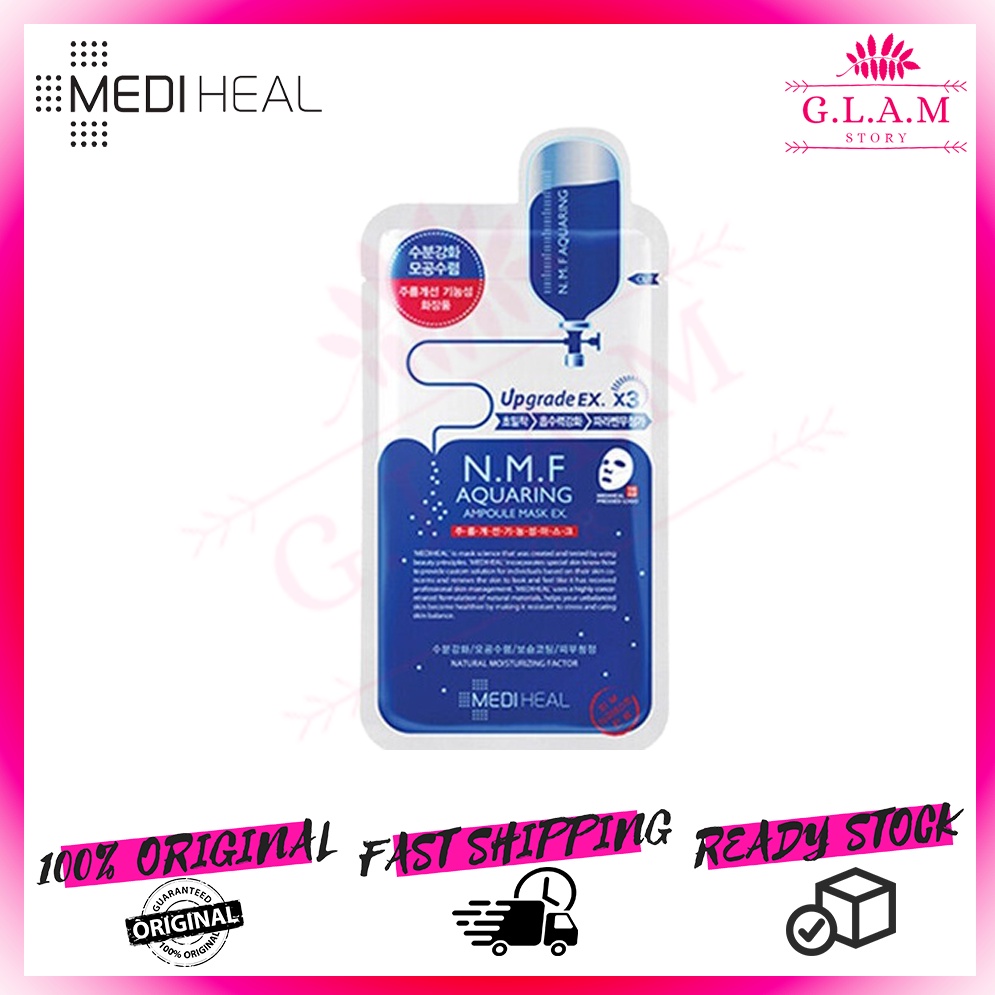 MEDIHEAL NMF Aqua Collagen Teatree Placenta Essential IPI Lightmax PDF AC Mogongtox Soda Ampoule ...