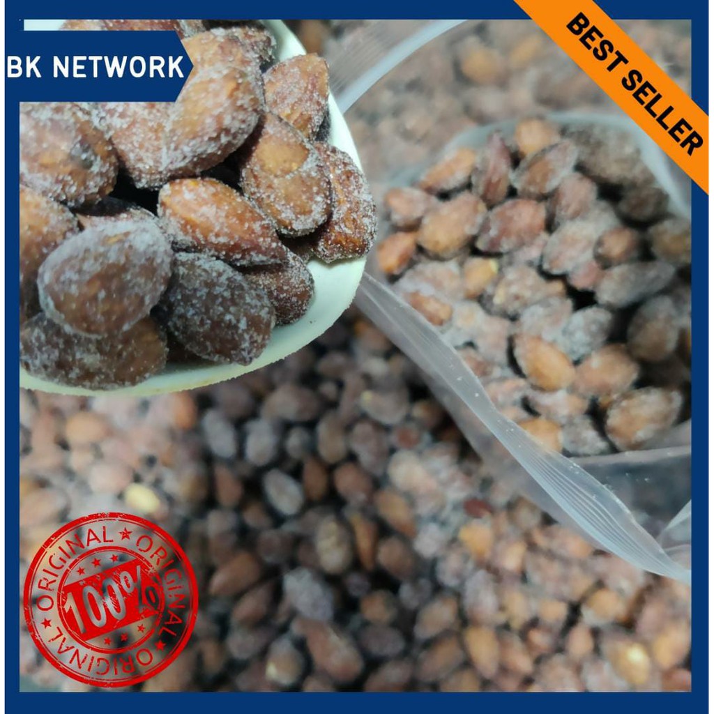 🔥 HOT 🔥 HONEY ALMOND ROASTED (270g) Topped with Salt and Sugar Kacang ...