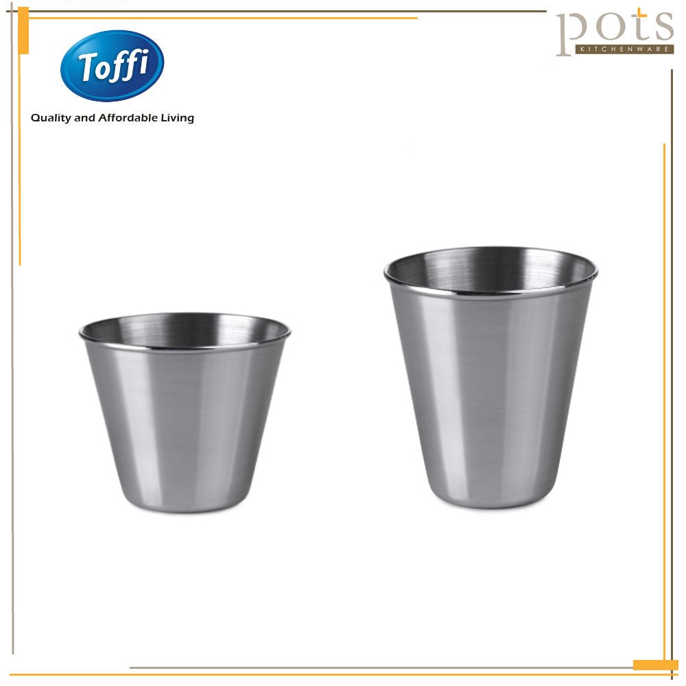 3pcs Toffi Stainless Steel Stainless Steel Deep Sauce Cup Condiment ...