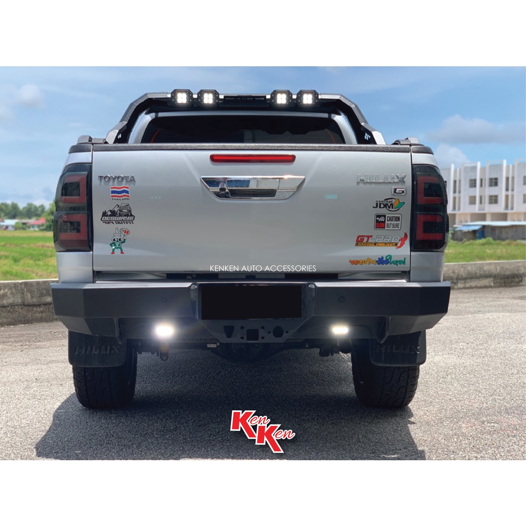 FORCE 4WD Rear Bull Bar (JG) For Ford Ranger Nissan Navara Isuzu Dmax ...