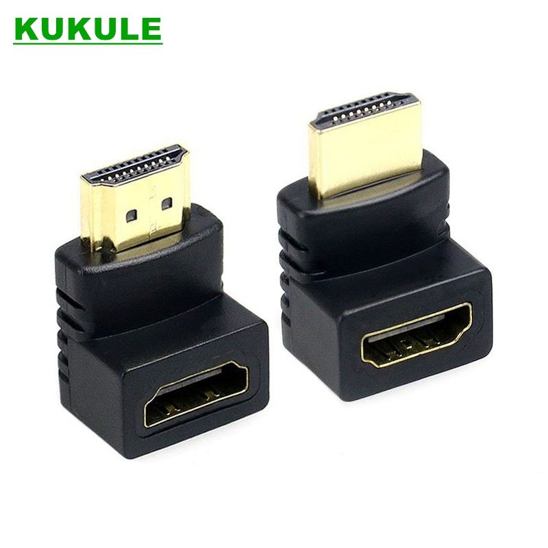 HDMI To HDMI Converter Extender 270 Degree 90 Degree L shaped Corner ...