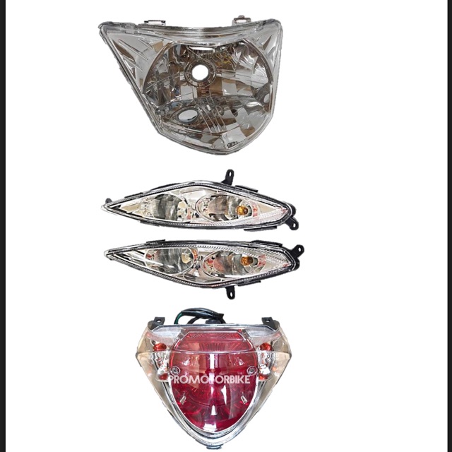 Yamaha 135lc First Model Lc135 V1 Head Lamp Clear Front Signal Clear