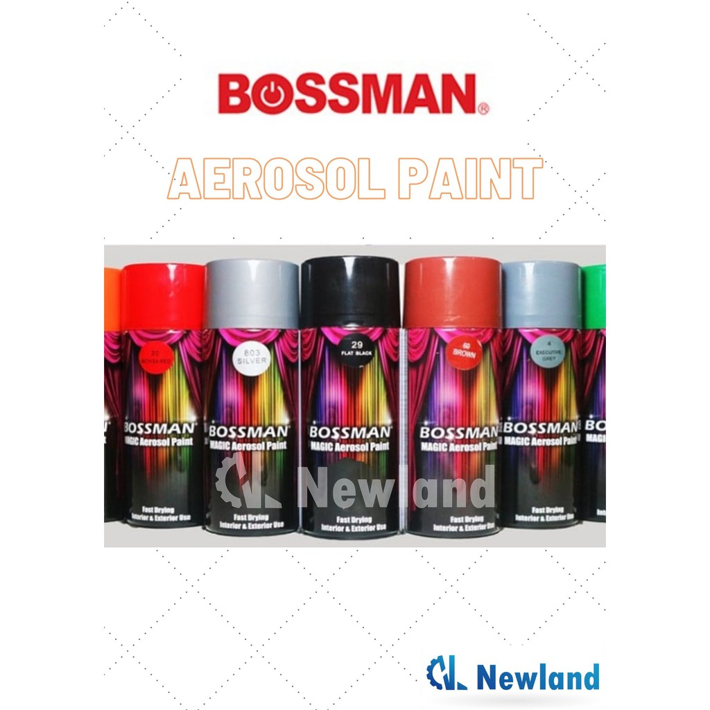 Bossman Aerosol Paint / Spray Paint (400ml) Ready Stock | Shopee Malaysia