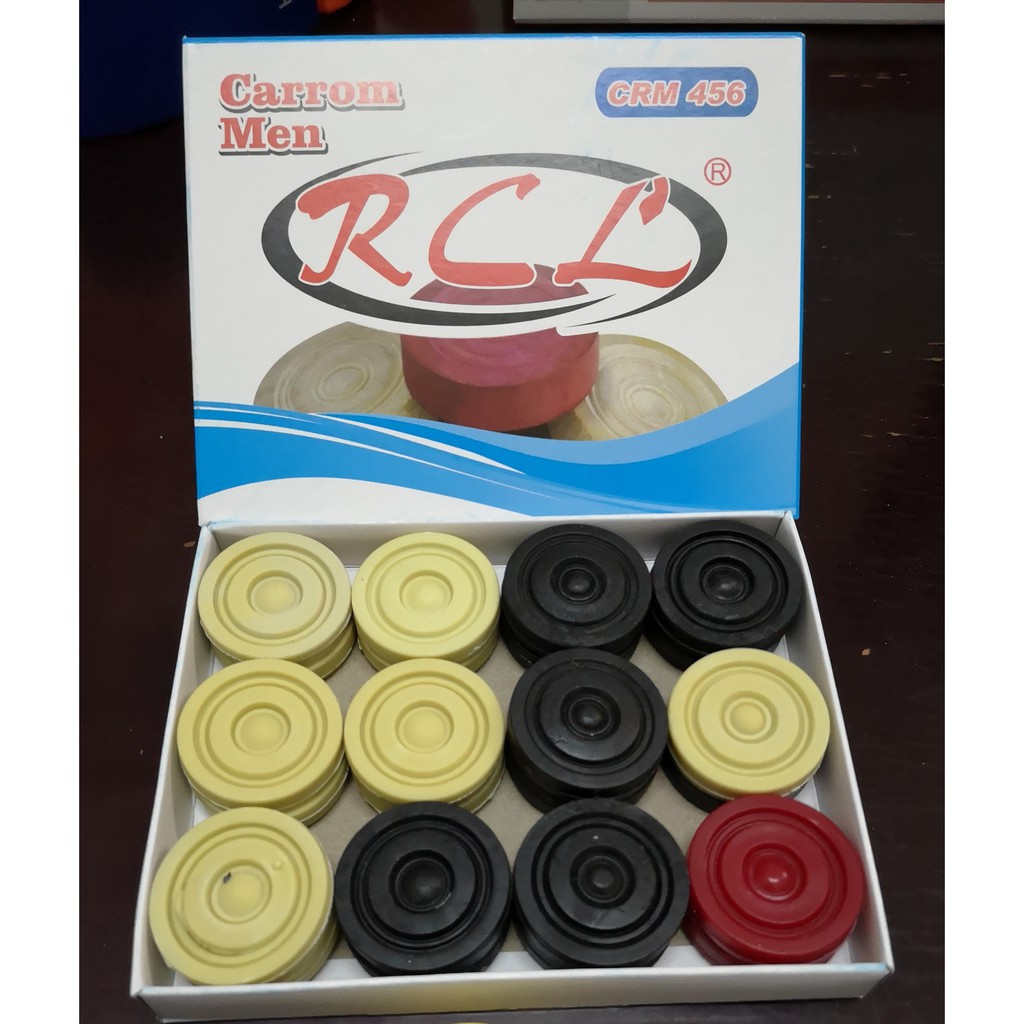 Carrom men plastic Buah carrom plastik disco powder striker set OGK ...