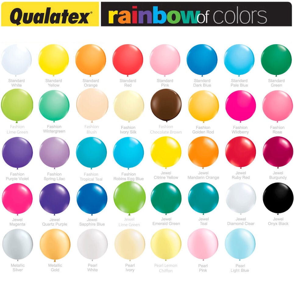 Qualatex 3ft Round Latex Plain Balloon (Made in USA) | Shopee Malaysia