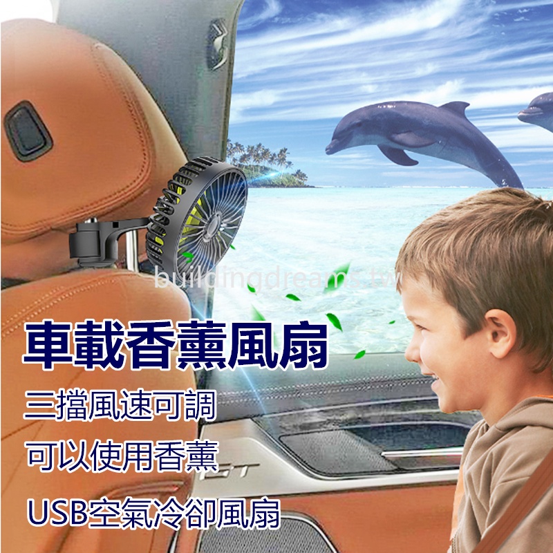 Usb Interior Fan Car Electric Fan Interior Cooling Fan Car Rear Seat ...