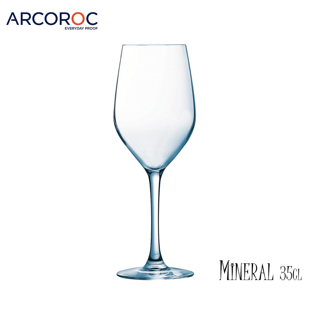 [Arcoroc] France Mineral 350mL Red Wine Glass Goblet Thin Mouth ...