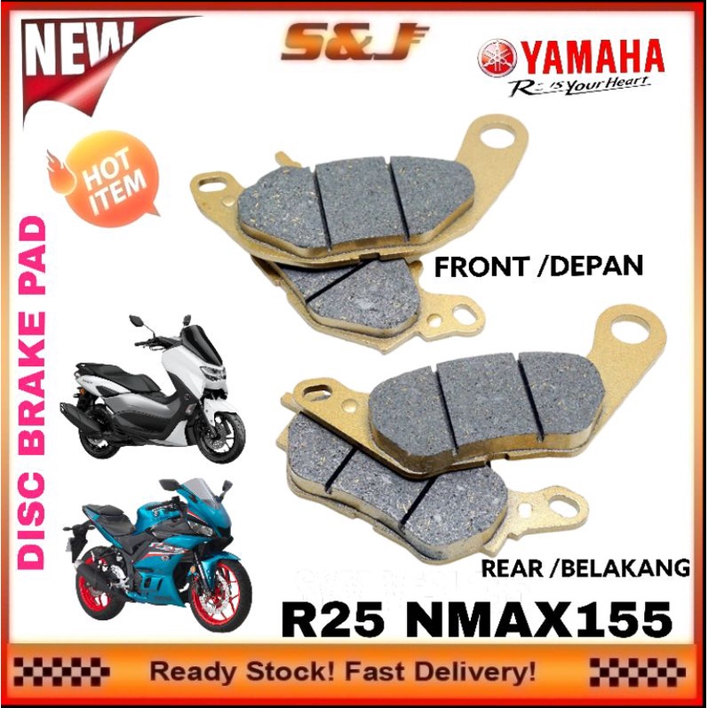 YAMAHA XMAX 250 X-MAX 250 X MAX 250 R25 MT25 FRONT / REAR DISC BRAKE ...