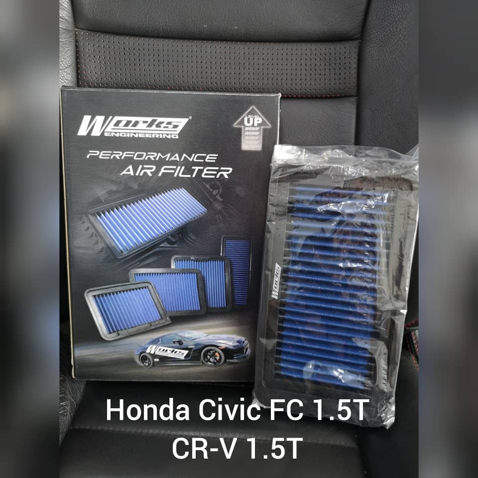 HONDA CIVIC FC1.5 TURBO WORKS ENGINEERING PERFORMANCE AIR FILTER | Shopee Malaysia