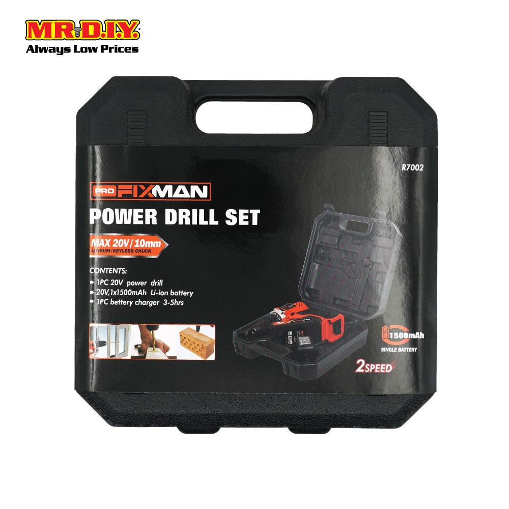 PRO FIXMAN Power Drill Set | Shopee Malaysia