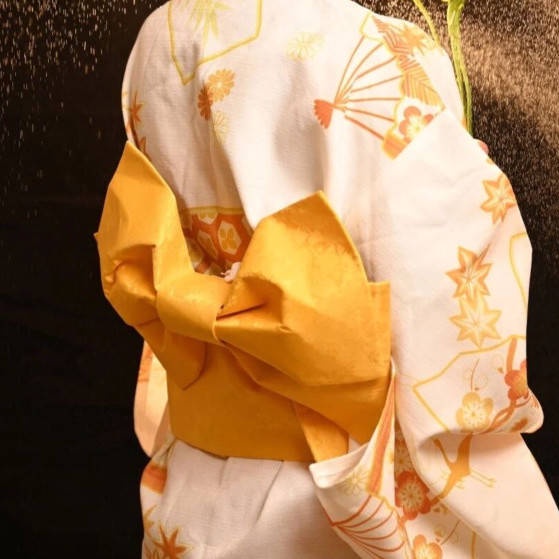 Kimono Obi Kimono waist sealing back three -dimensional bow brocade ...