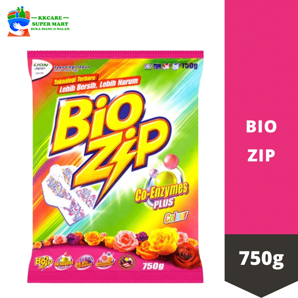 Bio Zip - Colour Powder Detergent 750g | Shopee Malaysia