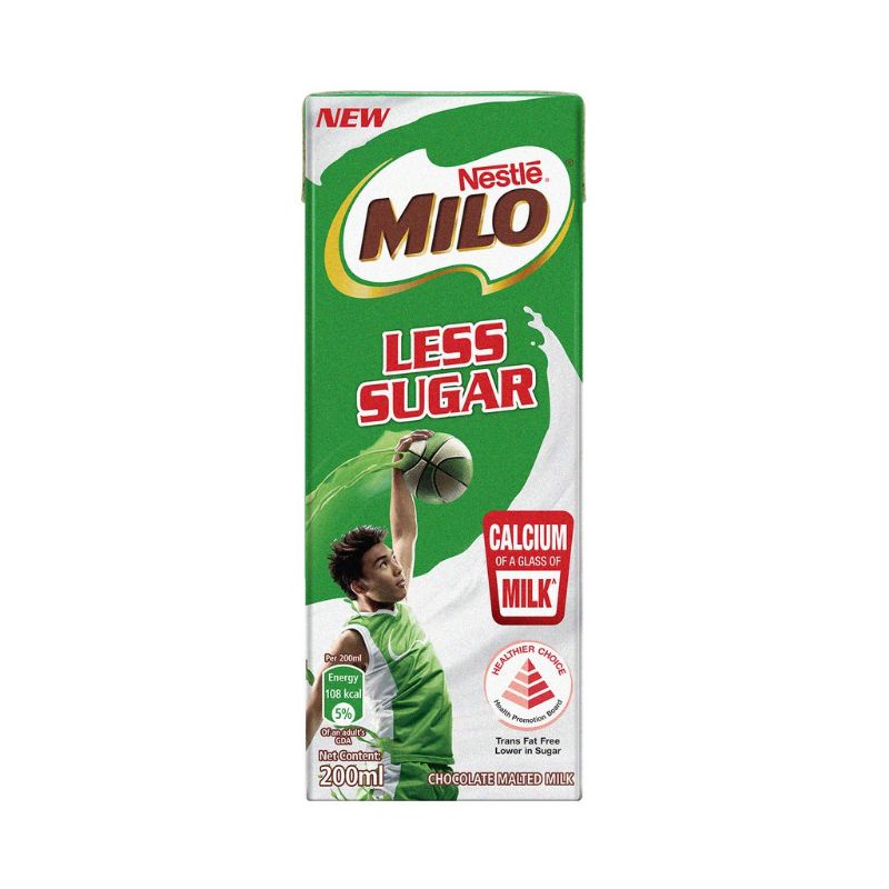 MILO Act-Go Less Sugar UHT 200ml | Shopee Malaysia