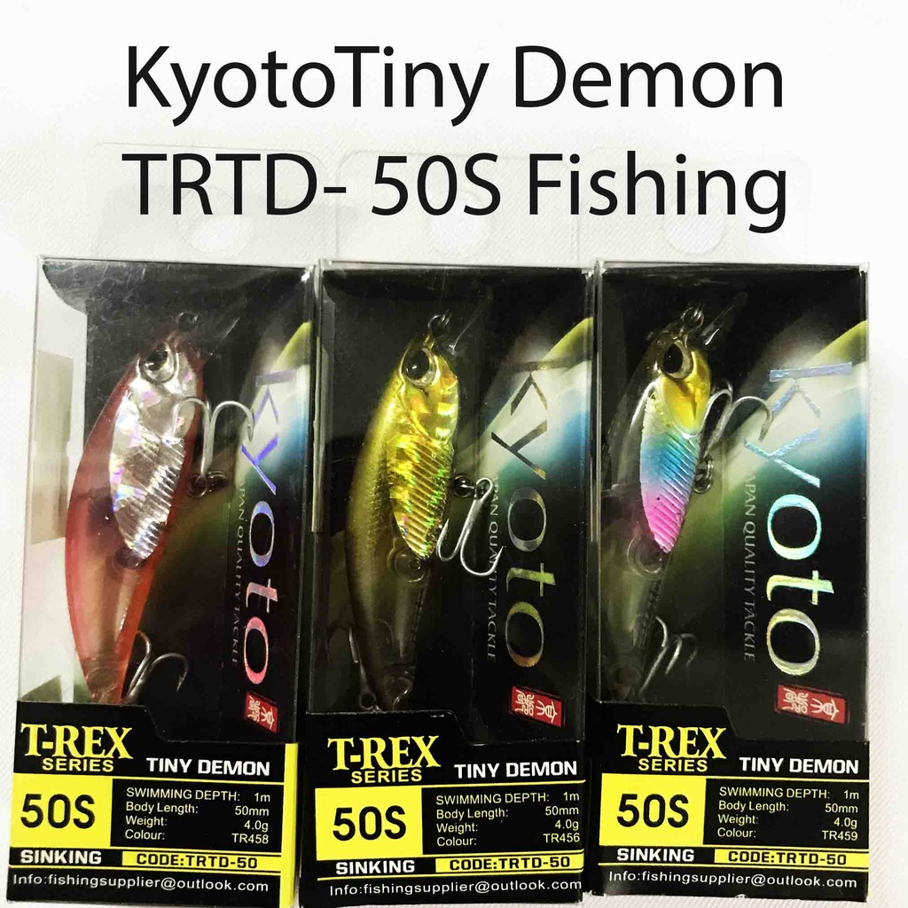 KYOTO T-REX SERIES TINY DEMON 50S 4g 50mm Sinking Fishing Lure | Shopee ...