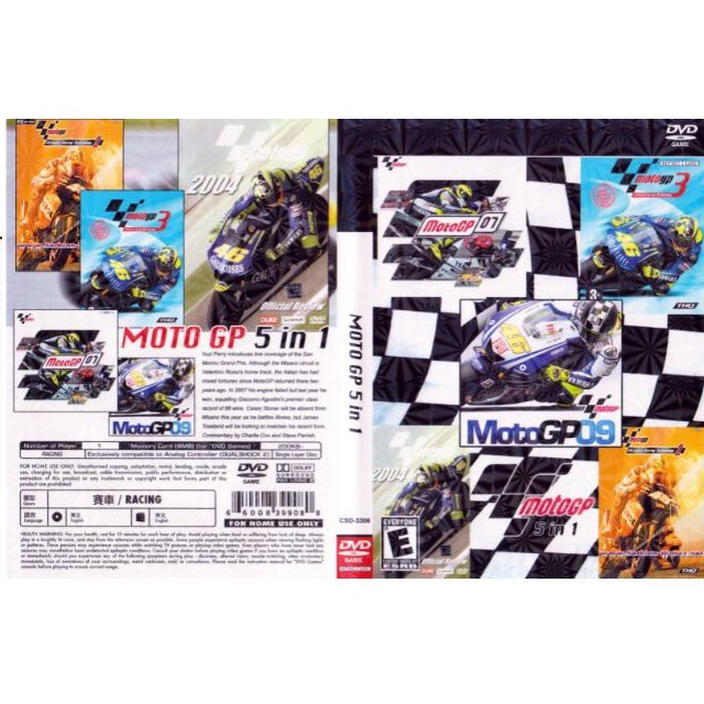 🔥PS2 CD DVD Games🔥 Moto GP Collection 5 in 1 (Dvd Games) | Shopee Malaysia