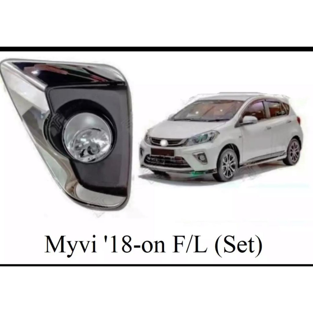 FOG LAMP MYVI '18-ON (FULLSET) | Shopee Malaysia