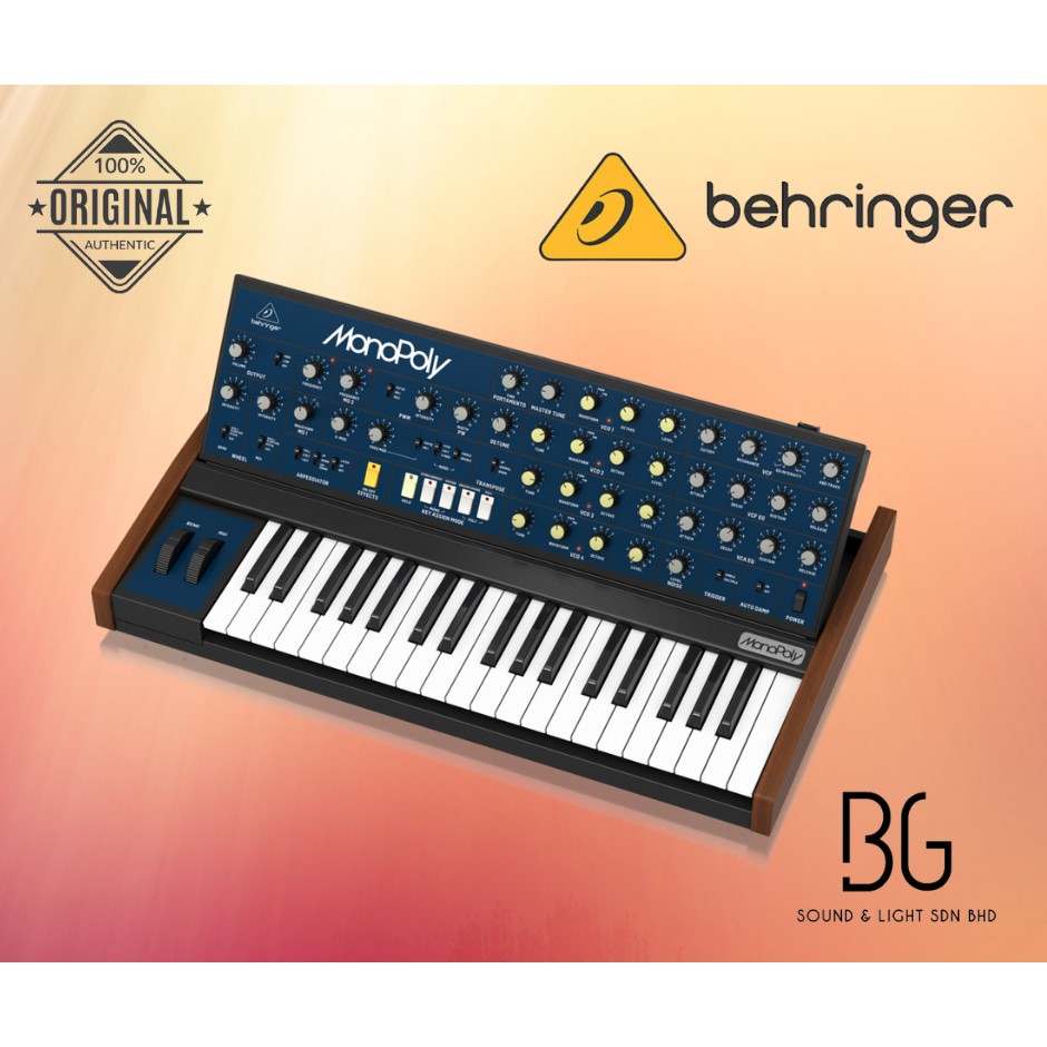 Behringer Monopoly 4-Voice Analog Synthesizer | Shopee Malaysia