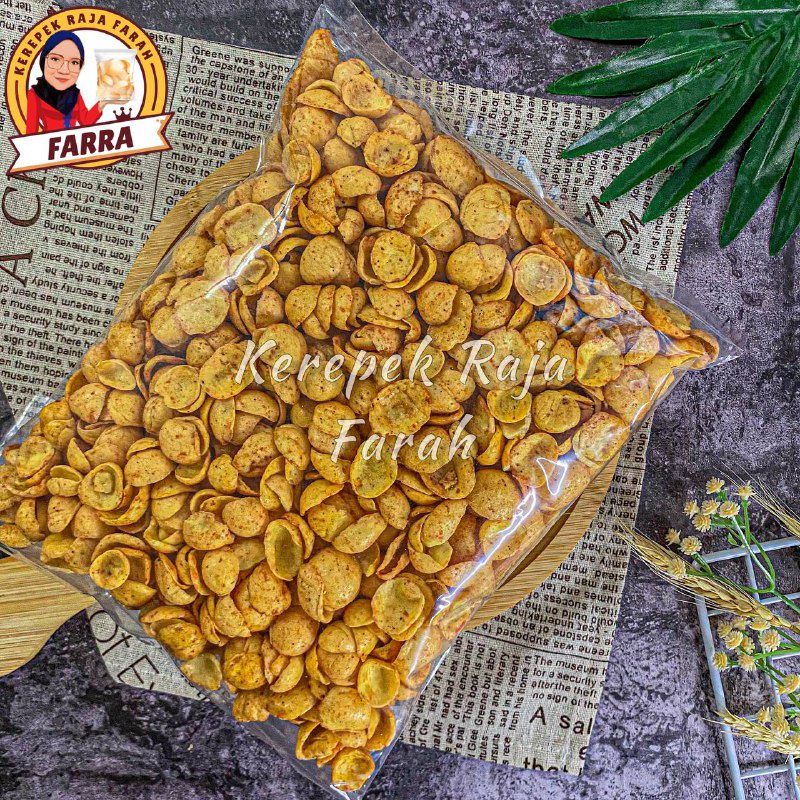 Keropok Sotong Spicy (300g)🦑 𝙆𝙚𝙧𝙚𝙥𝙚𝙠 𝙍𝙖𝙟𝙖 𝙁𝙖𝙧𝙖𝙝 𝙃𝙌 | Shopee Malaysia