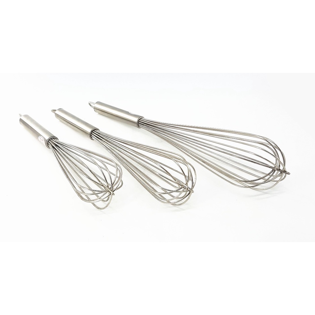 Stand Steel Egg Beater 10"/12/14"/16"/18"/20" (Thick Wire Whisk ...