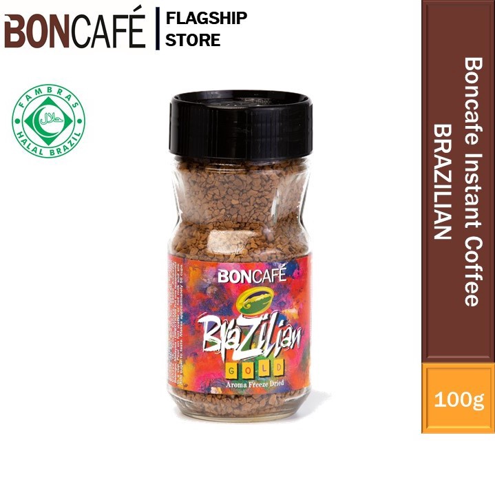 Boncafe Brazilian Gold Freeze-Dried Instant Coffee (100g) | Shopee Malaysia