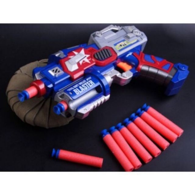 Avengers Captain America/Spiderman/Iron Man Toy Gun Soft Bullet Blaster ...