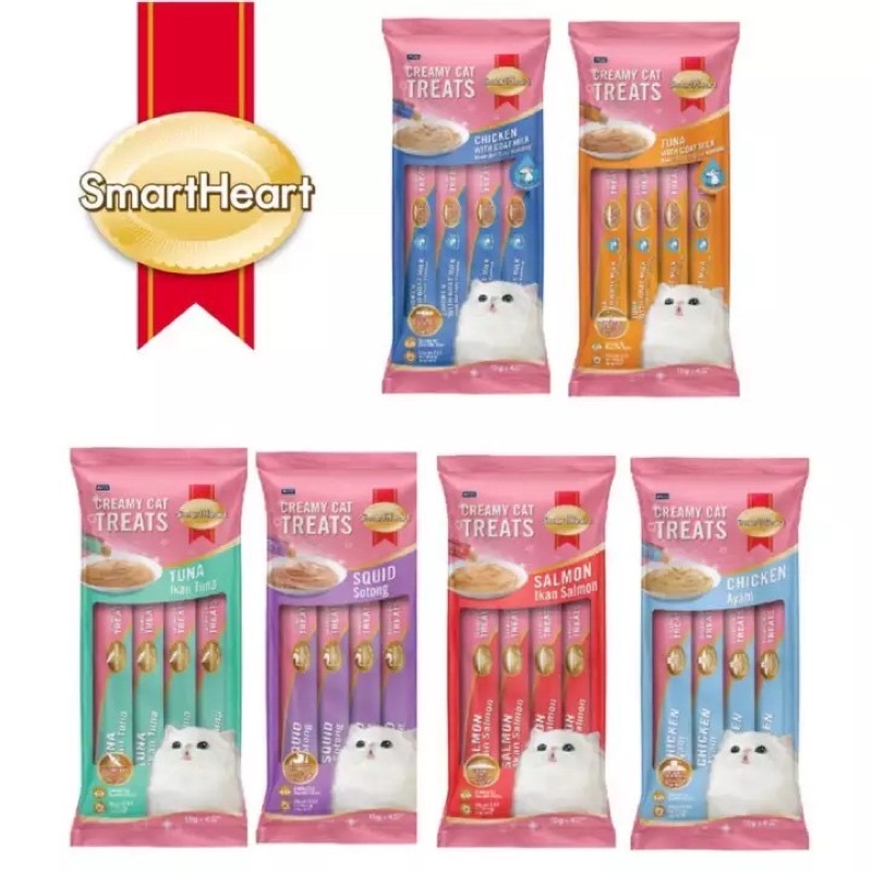 Smart heart creamy cat treats 60g 猫零食 | Shopee Malaysia